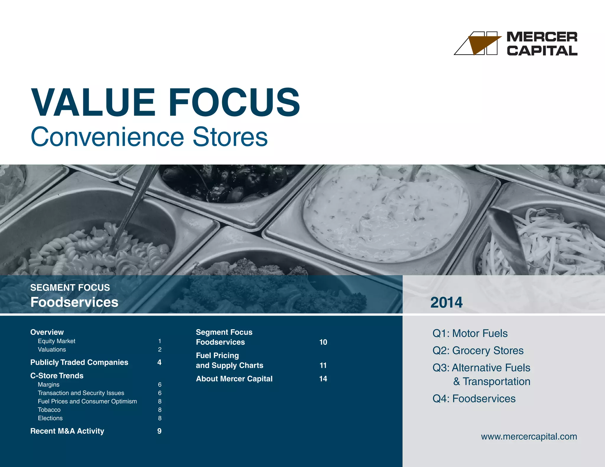 Mercer Capital's Value Focus: Convenience Store Industry | Q4 2014 ...