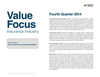 Mercer Capital's Value Focus: Insurance Industry | Q4 2014 | Special ...