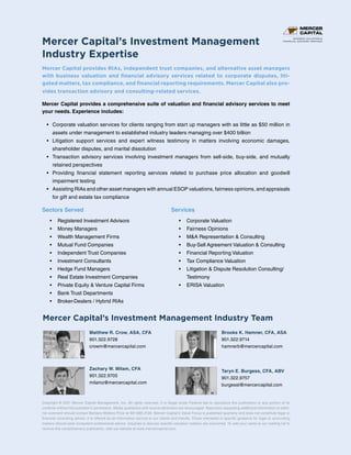 Mercer Capital's Investment Management Industry Newsletter | Q2 2021 ...