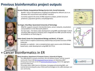 Mercer bosc2010 microsoft_framework | PPT