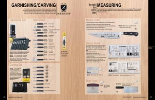 Mercer Cutlery Catalog | PDF