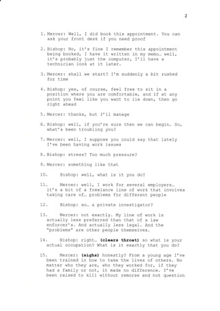 Mercer full script | PDF