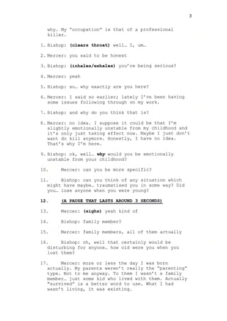 Mercer full script | PDF