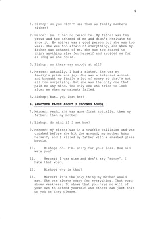 Mercer full script | PDF