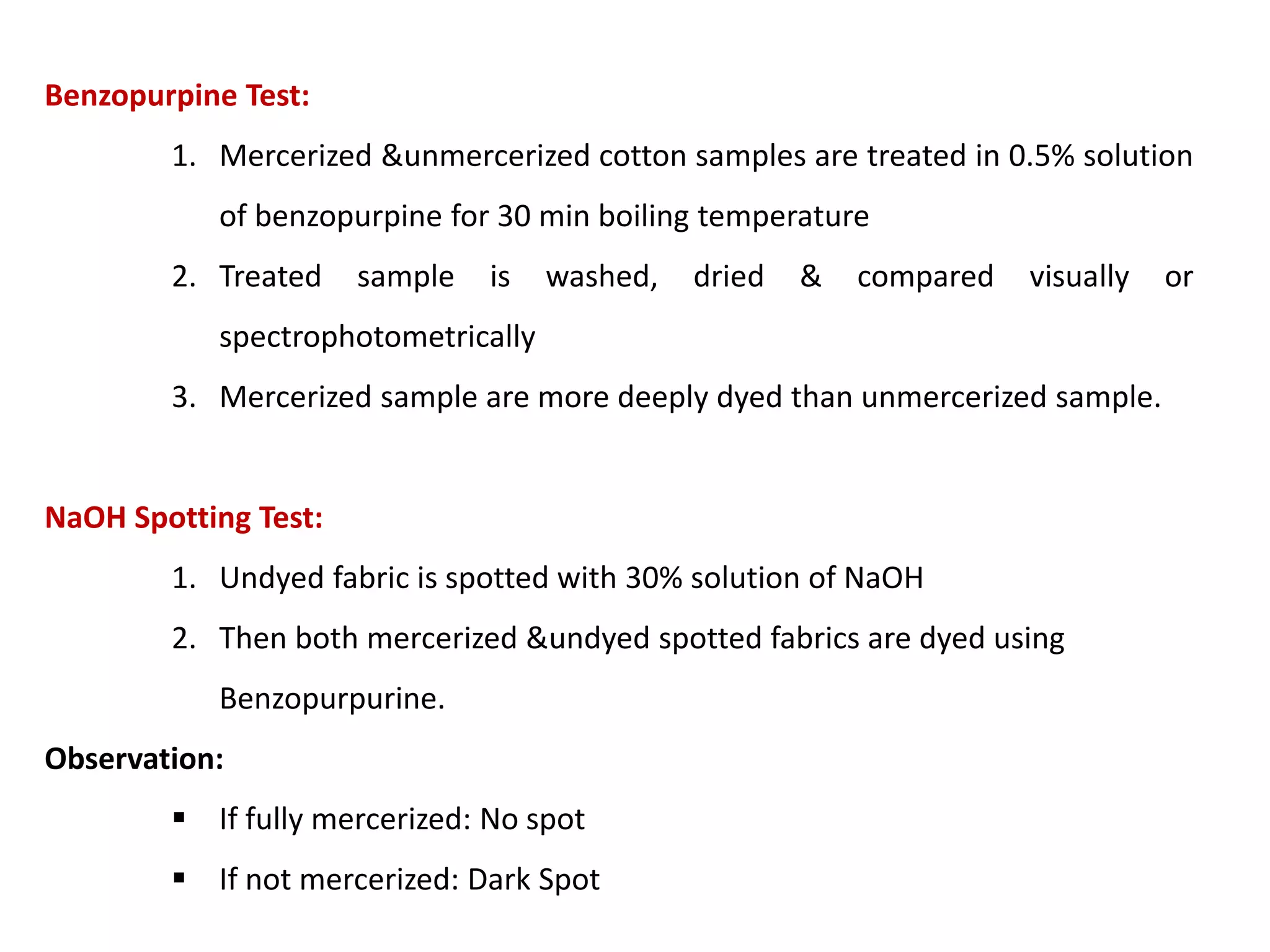 Mercerization | PPTX