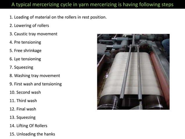 Mercerization | PPTX