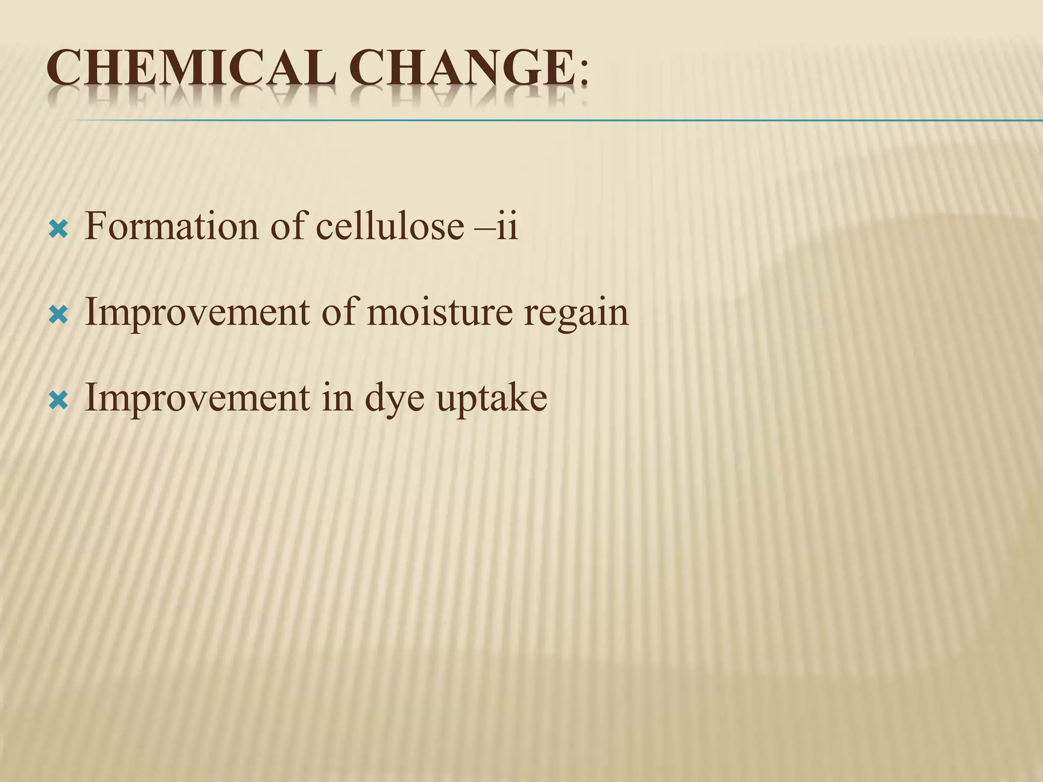 Mercerization | PPTX