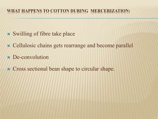 Mercerization | PPTX