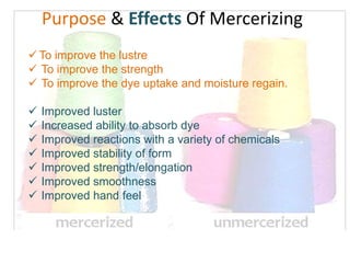 Mercerization | PPTX