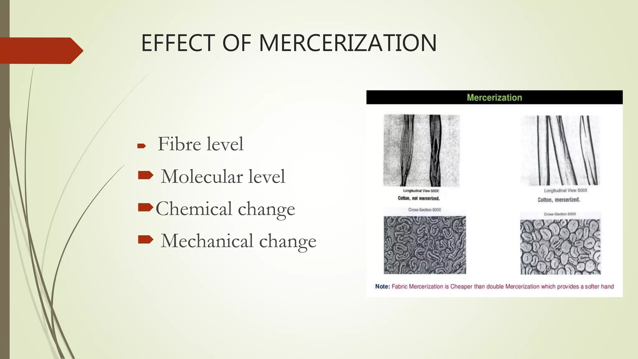 Mercerization | PPTX