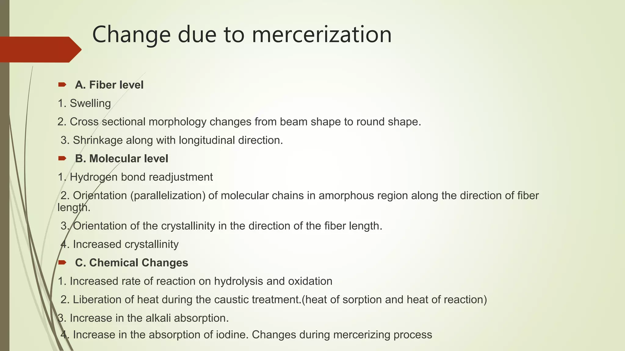 Mercerization | PPTX