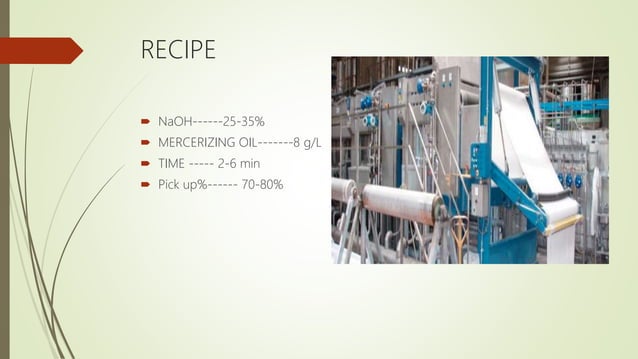 Mercerization | PPTX | Needlework | Arts and Crafts
