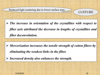 Mercerization lecture 7 | PDF