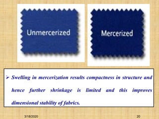 Mercerization lecture 7 | PDF