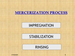 Mercerization lecture 7 | PDF