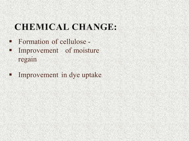 Mercerizing process | PPTX