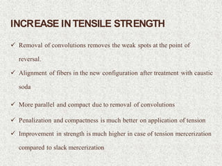 Mercerizing process | PPTX