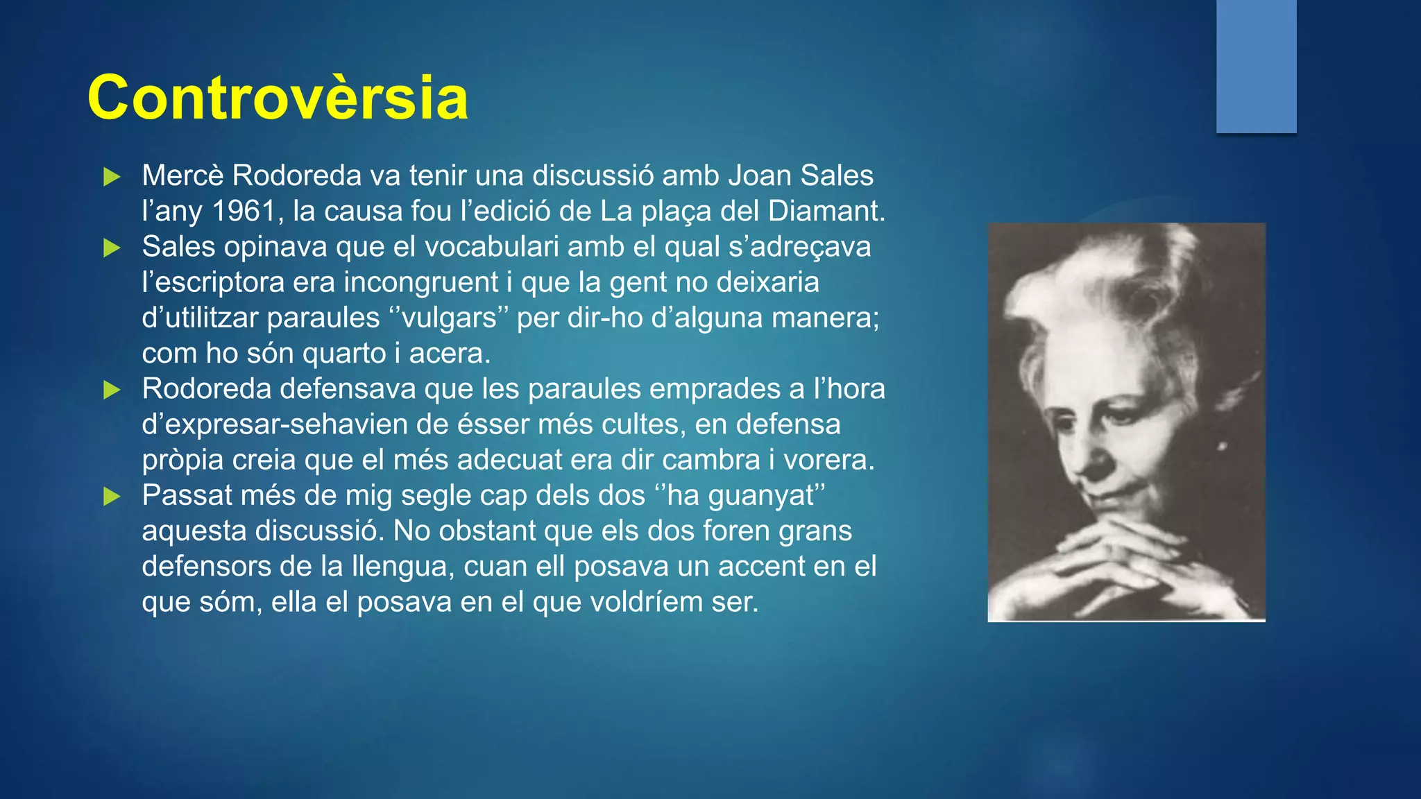 Merce rodoreda | PPT