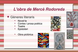 Mercè Rodoreda. Biografia | PPT