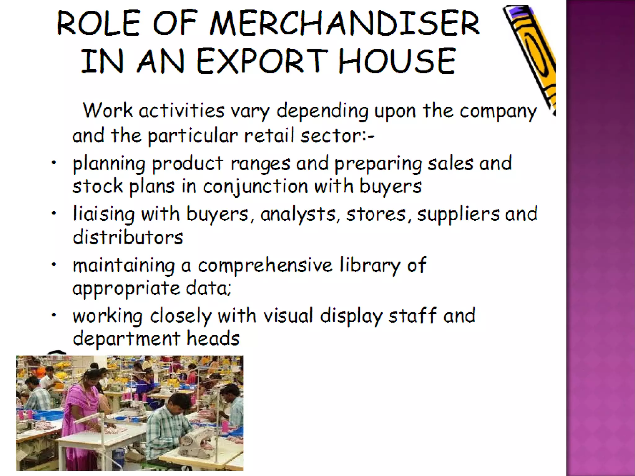 Merchandising process in the apparel industry | PPT