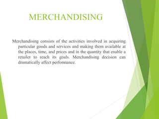 Merchandise | PPTX