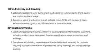 Merchandise Labeling and Packaging.pptx.... | PPTX | Business ...
