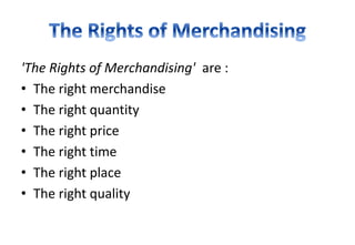 Merchandise mix | PPTX