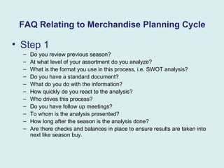 Merchandise planning | PPT