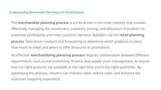 marketing management merchandise planning.pptx.. | PPT