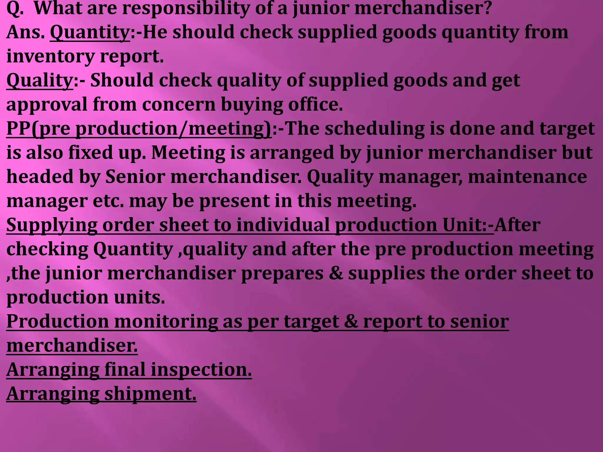 Merchandising | PPTX