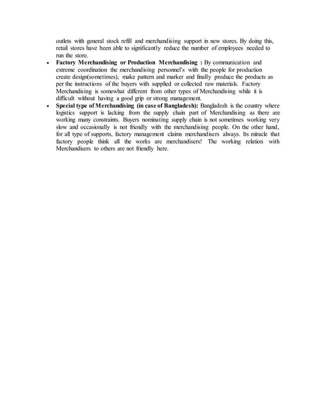 Merchandising and its type | PDF