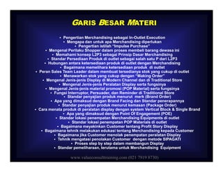 Merchandising principle | PDF