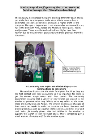 Merchandising report | PDF