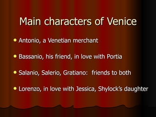 Merchant of Venice Background | PPT
