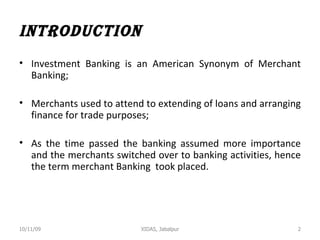 Merchant Banking | PPT