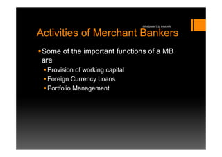 Merchant banking | PDF