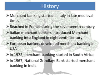Merchant banking | PPTX