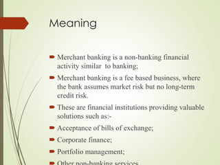 Merchant banking | PPTX