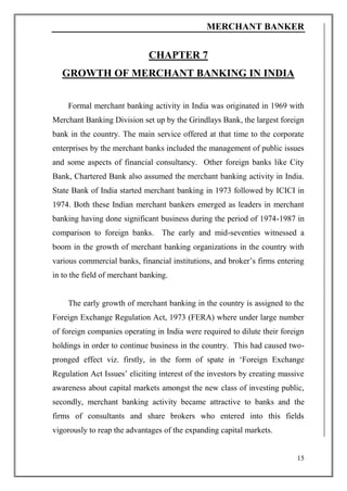 Merchant banking | PDF