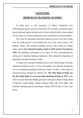 Merchant banking | PDF