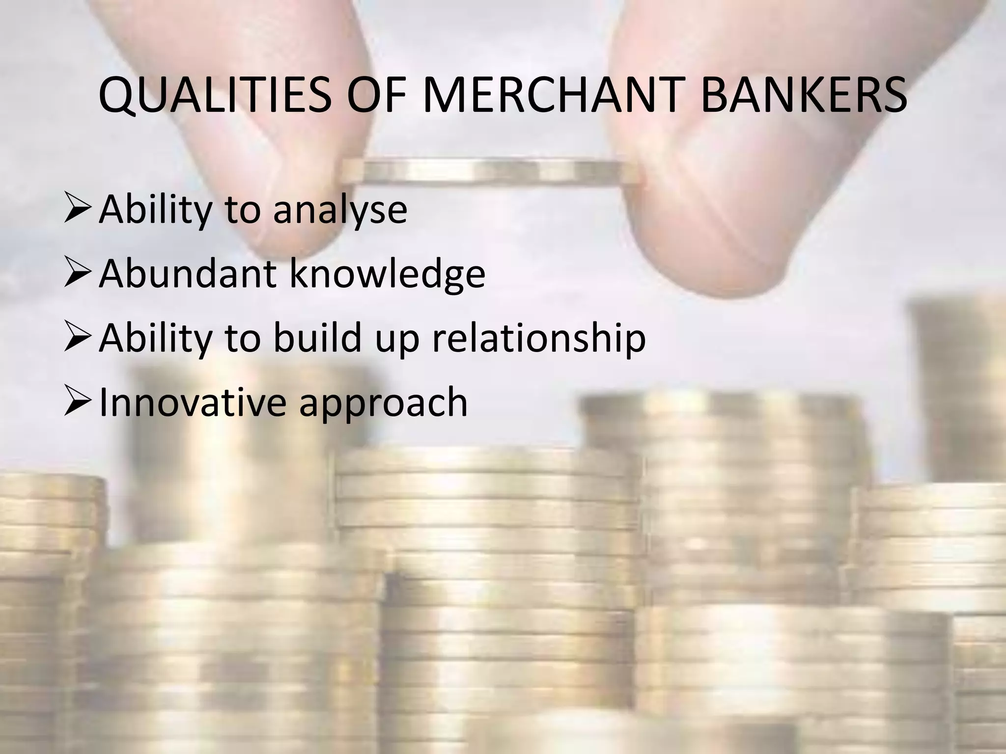 Merchant banking | PPTX