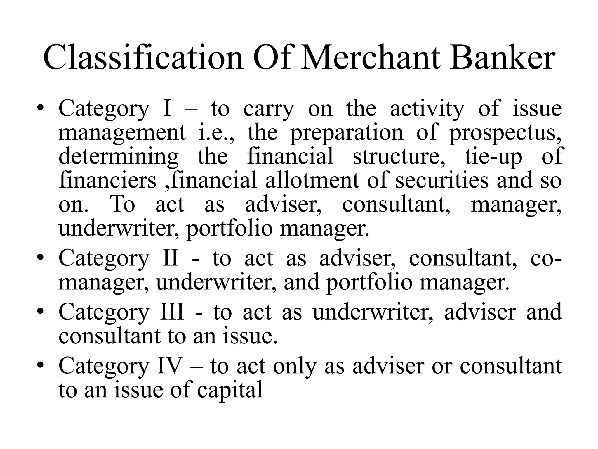 Merchant banking | PPTX