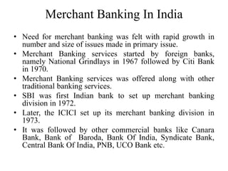 Merchant banking | PPTX