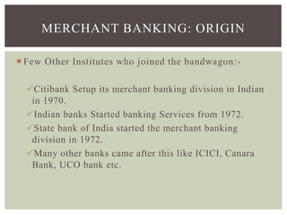 Merchant banking | PPTX