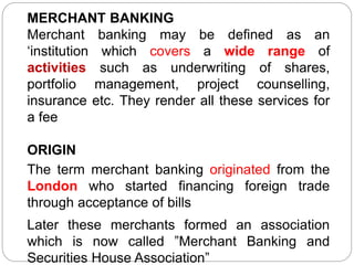 Merchant banking | PPT