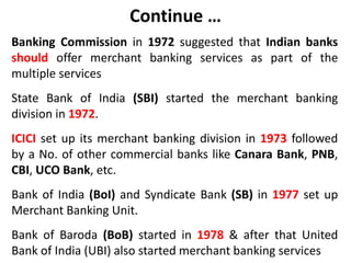 Merchant banking | PPTX