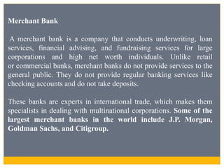Merchant banking | PPTX