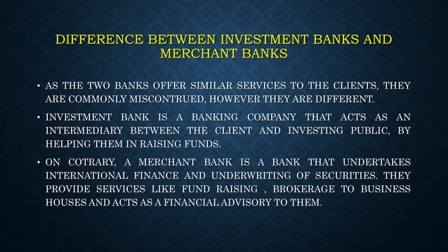 MERCHANT BANKING and its nuances .pptx