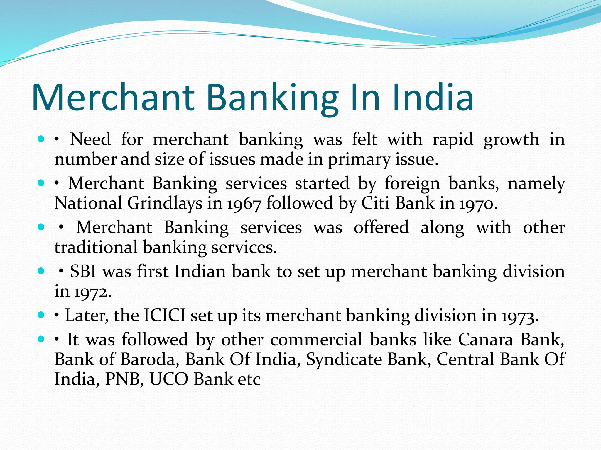 Merchant Banking Functions and Guidelines | PPTX