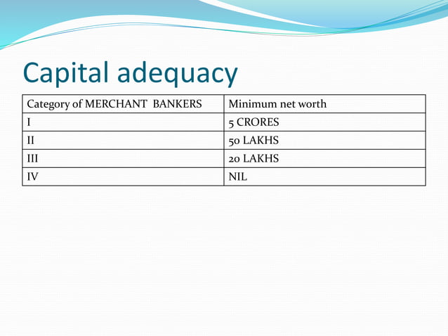 Merchant Banking Functions and Guidelines | PPT